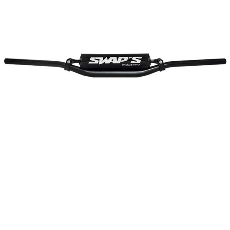 Manubrio enduro Swaps - 28 mm - piega bassa - barra con barpad - Evomotor