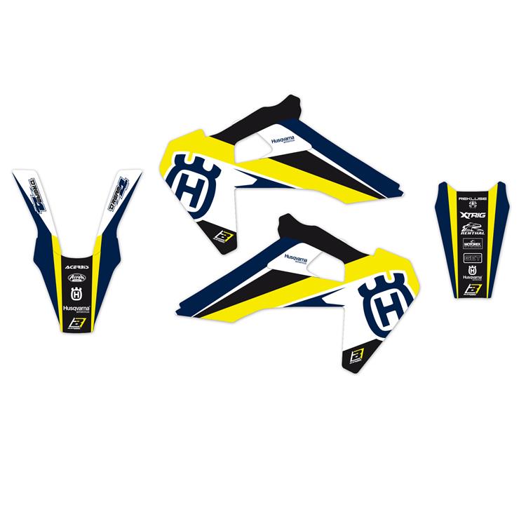 Kit grafiche Husqvarna 250 TC (2019-2022) Dream 4 - Evomotor