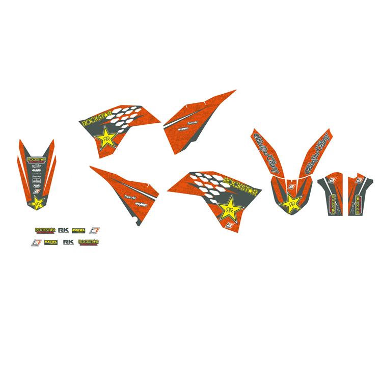 Kit grafiche KTM 250 SX-F (07-10) Rockstar Energy - Evomotor