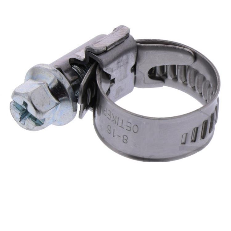 Fascetta metallica - acciaio inox - 8-16 mm - tubi piccoli - Evomotor