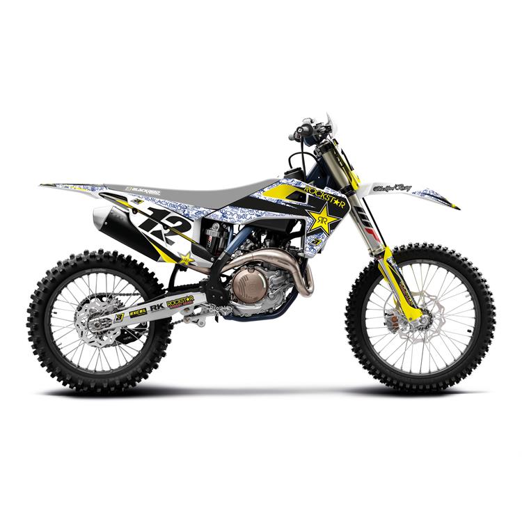 Kit grafiche Husqvarna 250 FC (2019-2020) Rockstar Energy - Evomotor