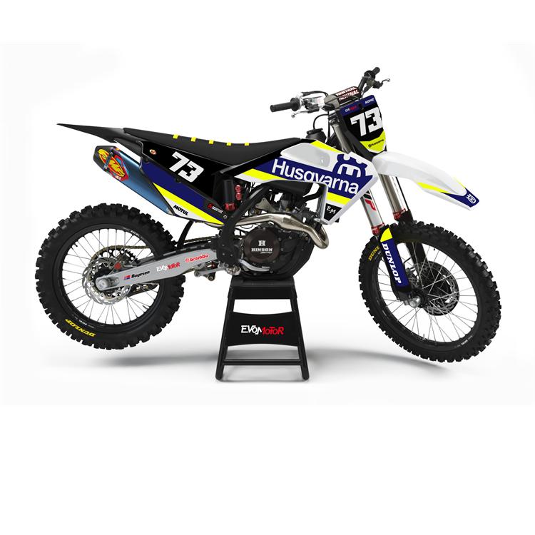kit Grafiche HUSQUARNA Basic Blue - Evomotor