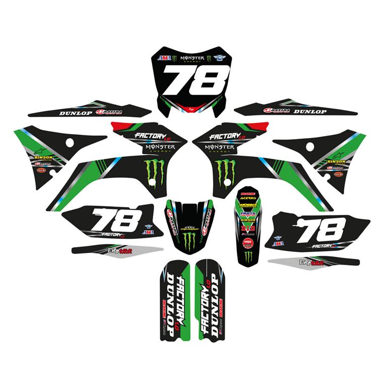 Kit grafiche pit bike replica KTM 85 Monster personalizzabili - Evomotor