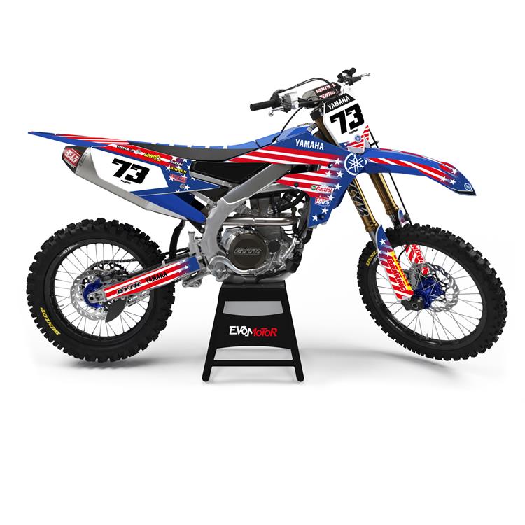 Kit Grafiche YAMAHA american flag - Evomotor