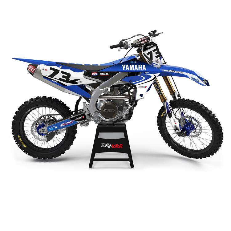 Kit Grafiche YAMAHA blu yamalube - Evomotor